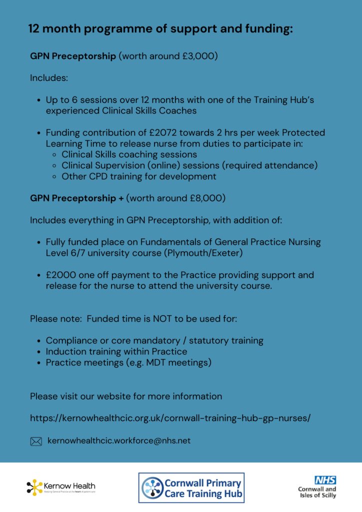 GPN Preceptorship / Preceptorship + – Kernow Health | Keeping General ...